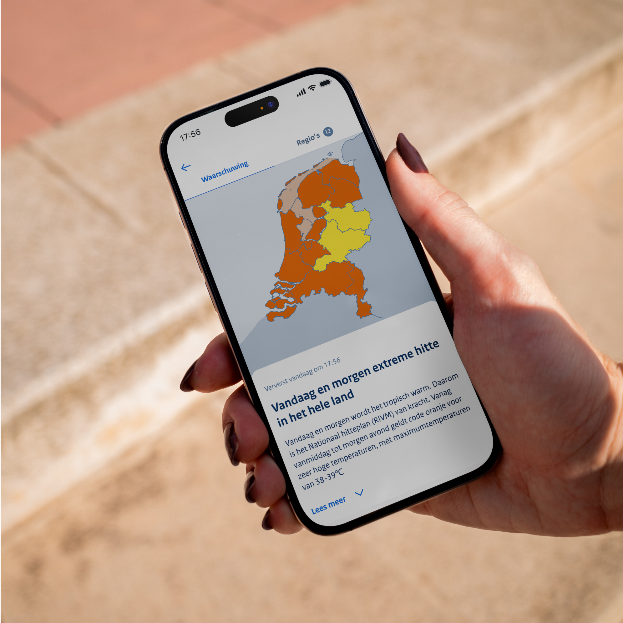 KNMI Weather App Design to Safeguard Dutch Citizens | Koos